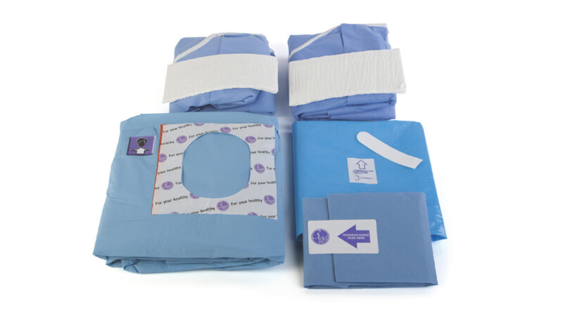 Disposable Sterile Lithotomy Gynaecology Pack 2 - 3Teks Medical Textile